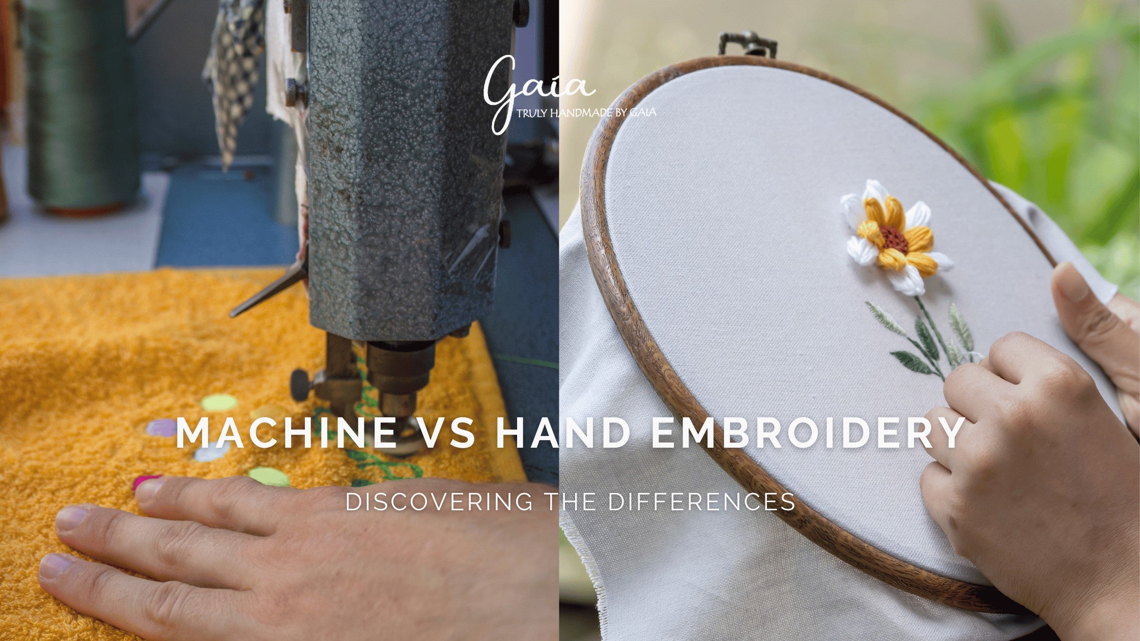 Machine vs. Hand Embroidery: Discovering the Differences – MadebyGaia