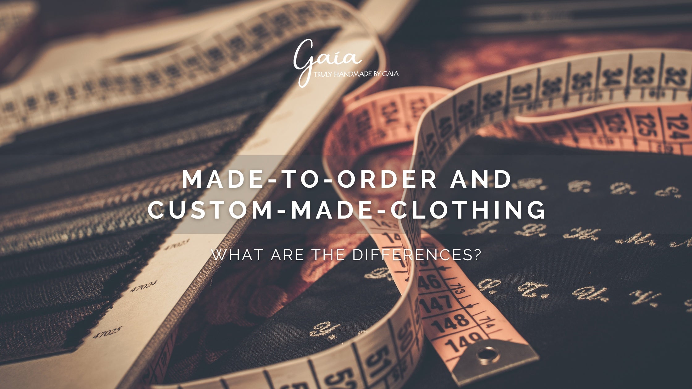 The difference between made-to-order and custom-made-clothing – MadebyGaia