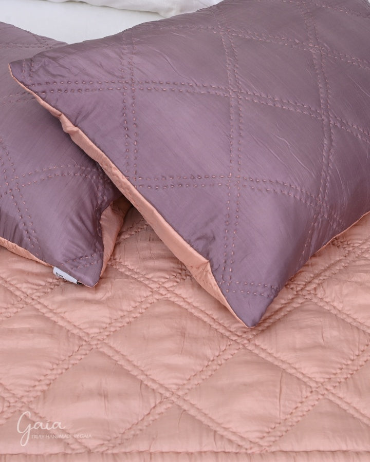 Hand-stitch mulberry comforter set – MadebyGaia