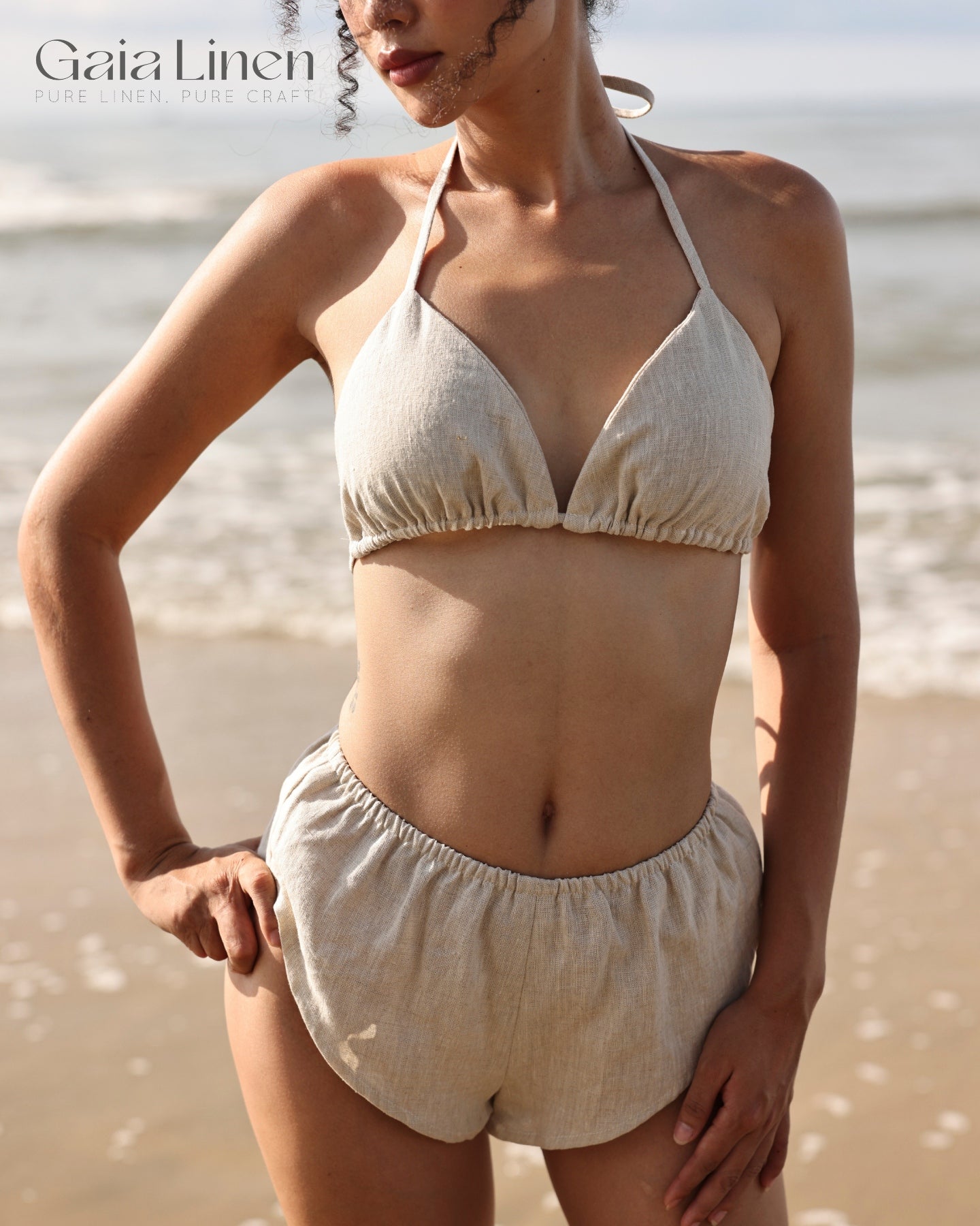 Linen bra and undies set – MadebyGaia