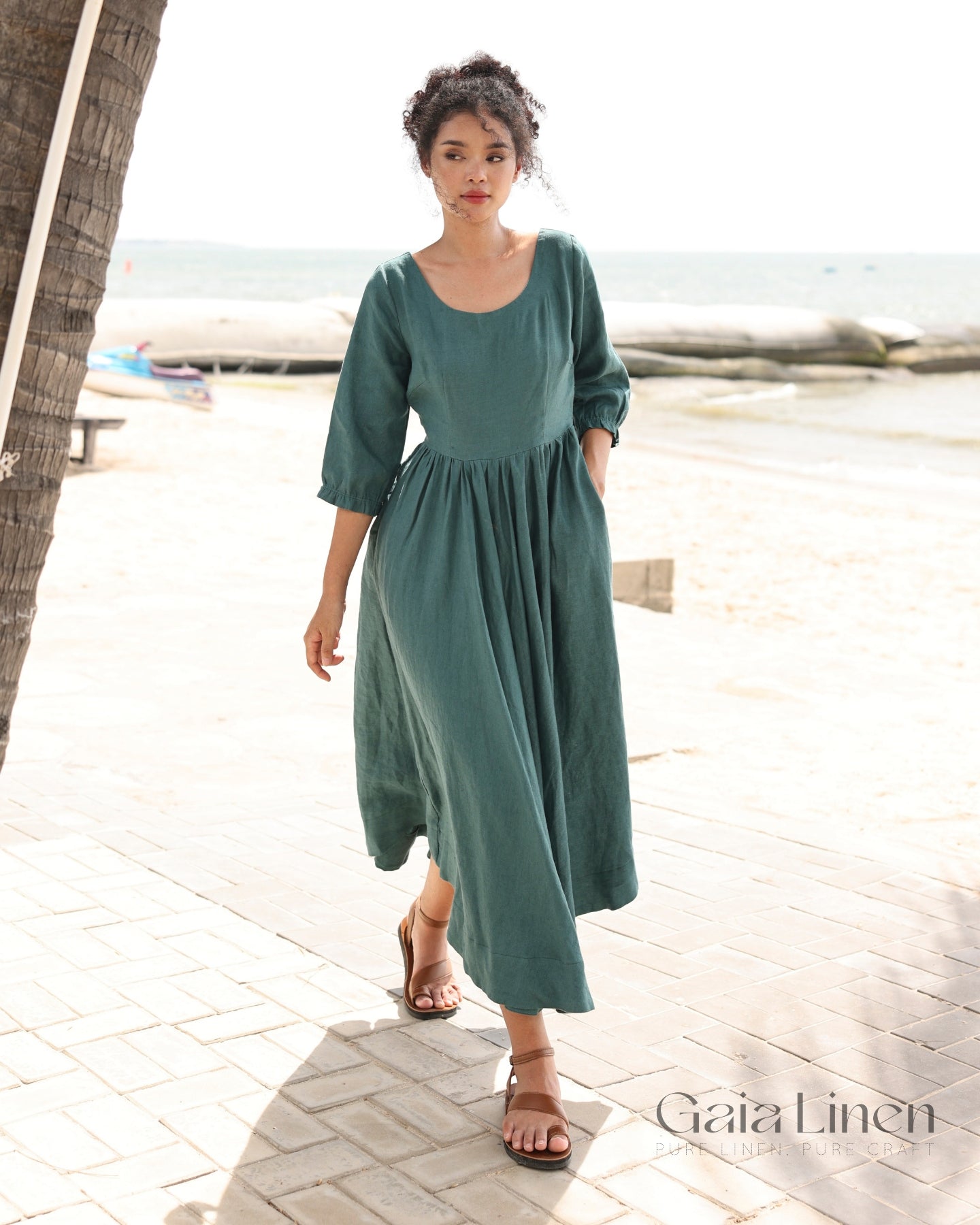 Handmade Linen Dress | Natural & Stylish – MadebyGaia