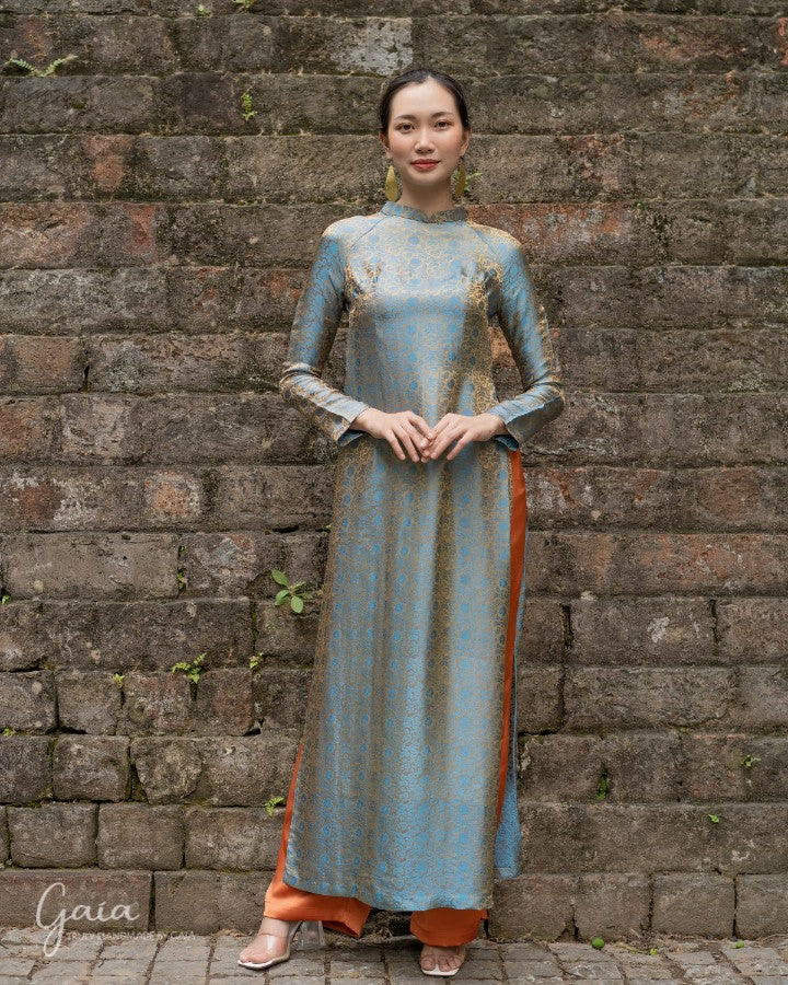 Mulberry silk Ao Dai dress – MadebyGaia