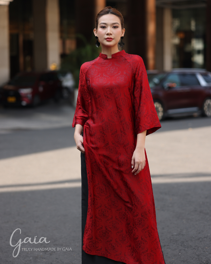 Vietnamese mulberry silk with pants Thien Thanh – MadebyGaia