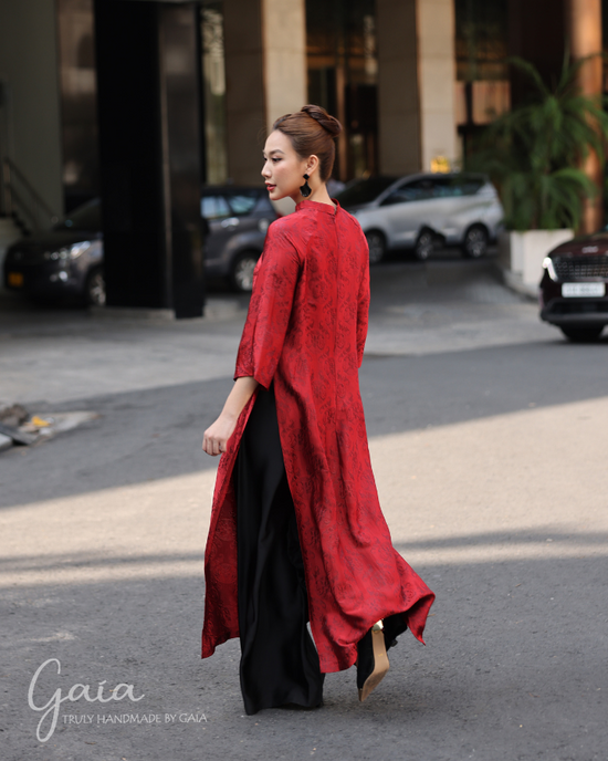 Vietnamese mulberry silk with pants Thien Thanh – MadebyGaia